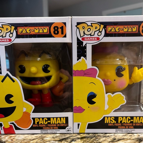 Funko | Toys | Pacman And Ms Pacman Funko Pops | Poshmark